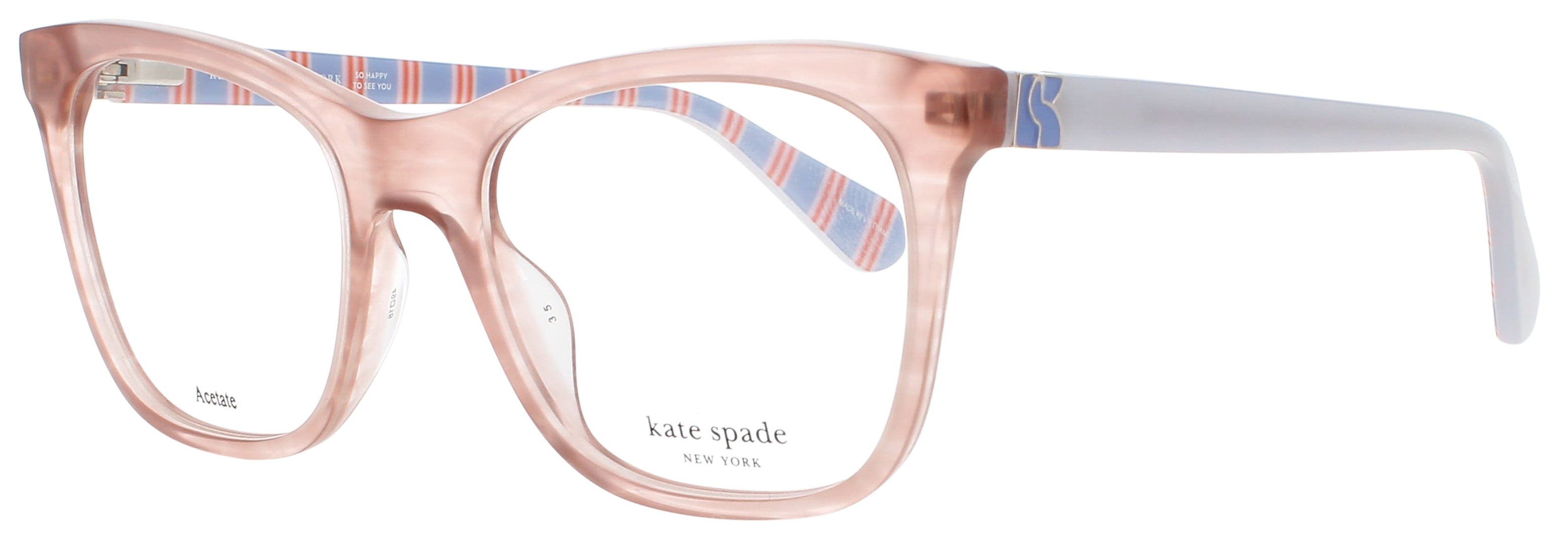 KATE SPADE TEMPERANCE Frame TAN/MUTLI Lens DEMO – business.mjgtrading