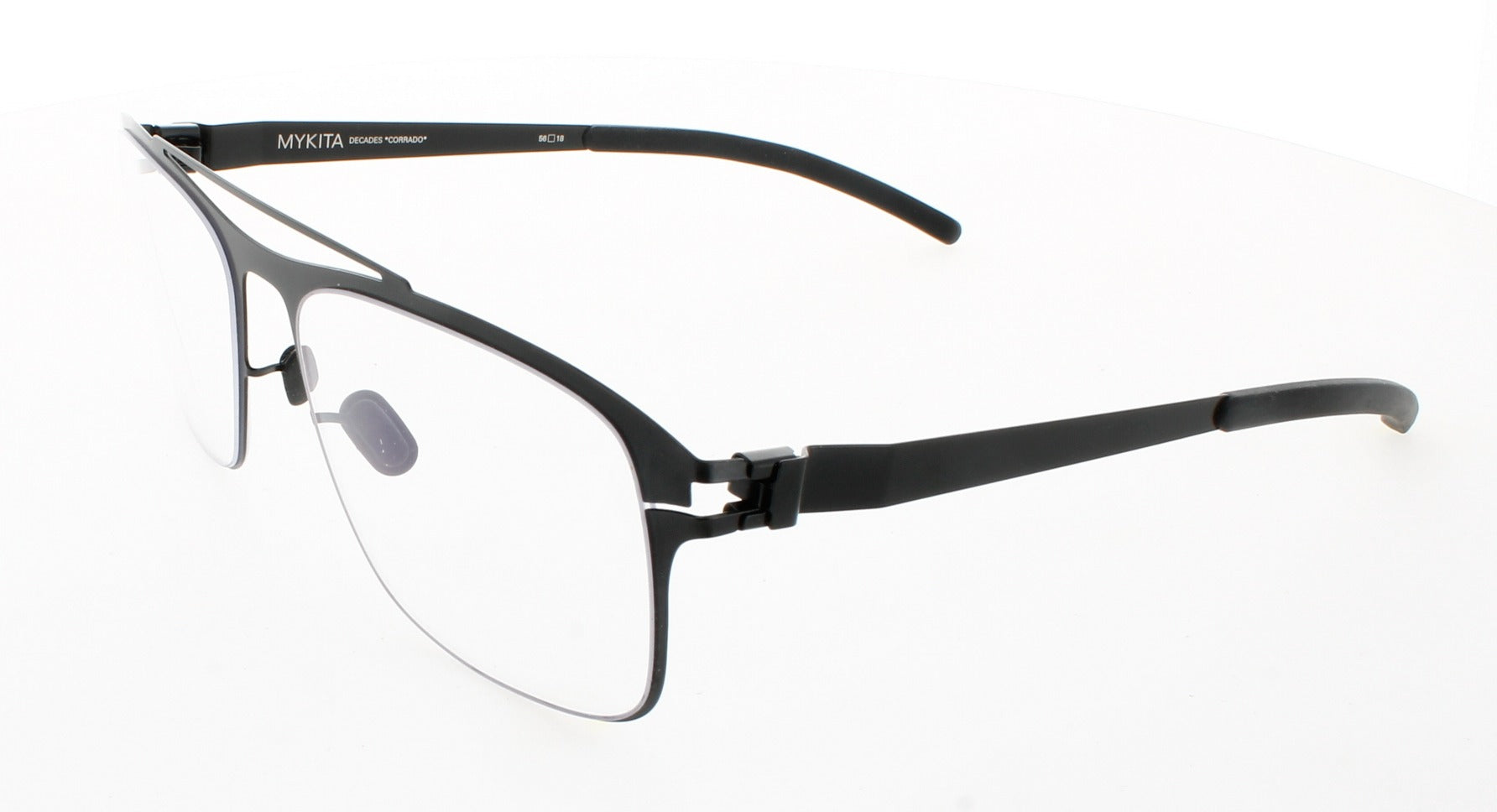 MYKITA DECADES-CORRADO-JET-BLACK Frame JET BLACK Lens DEMO – business ...